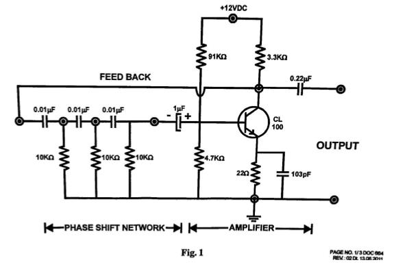 Analyse Working of RC Phase Shift Oscillator Using BJT