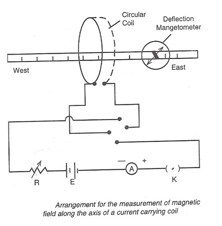 Magnetic Field Variation in Current-Carrying Circular Coil